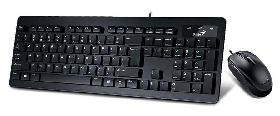 Genius Komplet tastatura i miš SLIMSTAR C130 USB, BLACK, SE