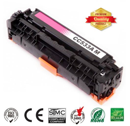 Toner PrinterMayin CC533A 304A CE413A Magenta za HP CP2025 CM2320 MFP/Canon LBP 7660CDN color laser 2800str