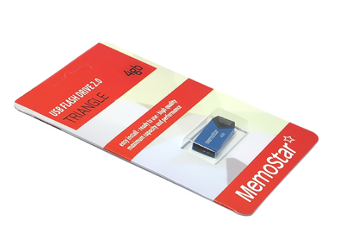 USB Flash memorija MemoStar 4GB CUBOID plava
