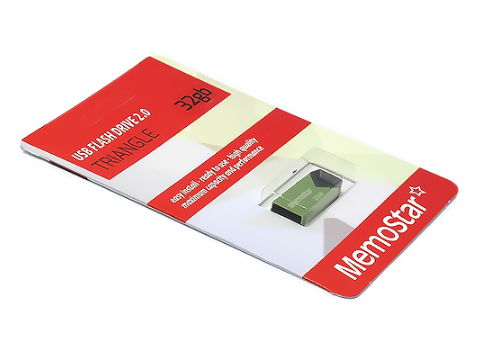USB Flash memorija MemoStar 32GB TRIANGLE zelena