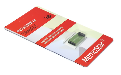 USB Flash memorija MemoStar 2GB TRIANGLE zelena