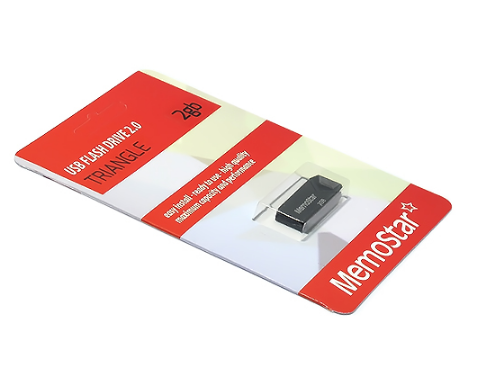 USB Flash memorija MemoStar 2GB TRIANGLE crna