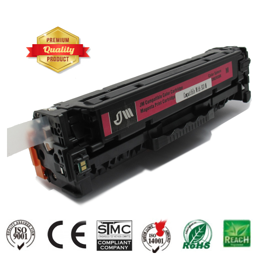 Toner Comicell CB543A-CF213A Magenta HP CP1215-CP1515-M251-M276-Canon CRG-716M-CRG-731M color laser