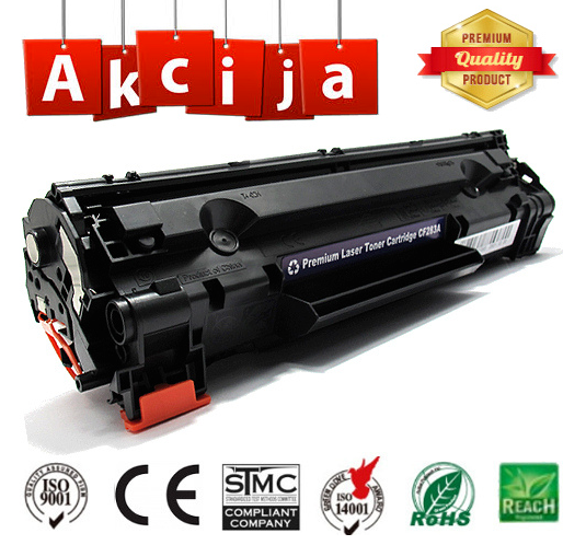 Toner PrinterMayin CF283A HP MFP M125 M126 M127 M201 M225 1500str