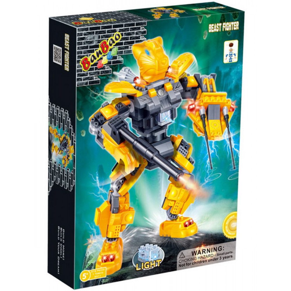 BANBAO kockice robot tigar 6311