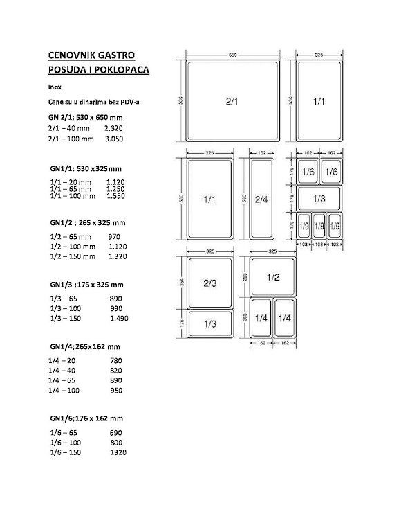 Salatara Beckers 1200mm VRX1200/380 GN 1/3