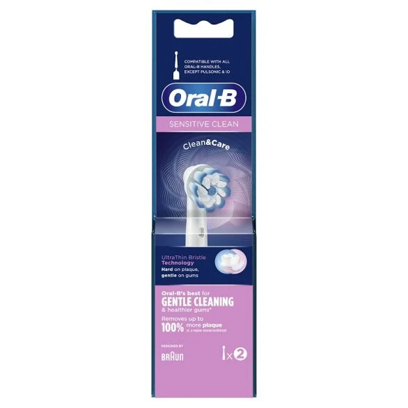 Oral-B Sensitive Clean zamenske glave za električnu četkicu za zube, 2 komada