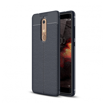 MASKA ELEGANT MAN EXCLUSIVE ZA NOKIA 5.1 PLUS TAMNO PLAVA.