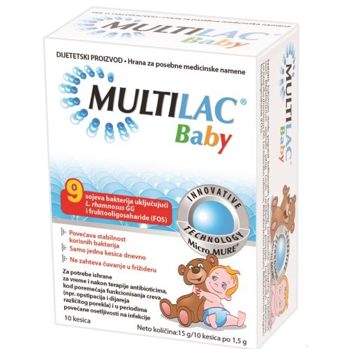 MultiLac Baby simbiotik 10 kesica