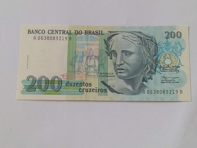 200 Cruzeiros 1990.g - Brazil - ODLIČNA -