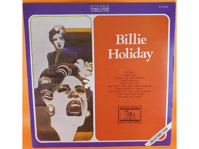 Billie Holiday ‎– Billie Holiday, LP, mint