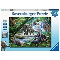 Ravensburger Slagalica 100 delova Porodice u džungli 12970