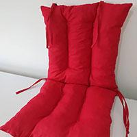 Jastuk Za Stolicu Sa Naslonom 40 x 80 cm Red