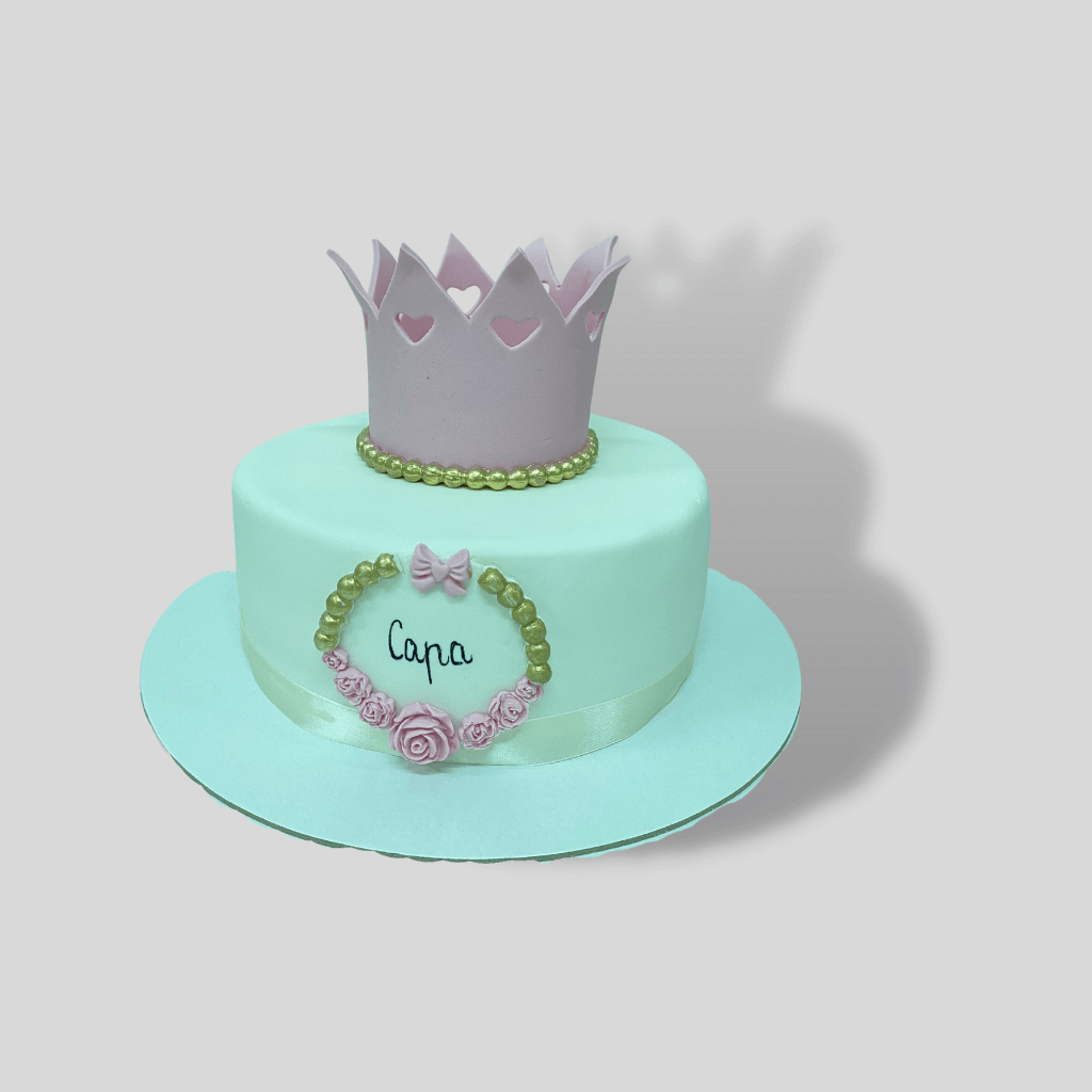 Prodavnica poklona - Luksuzna torta za devojku sa krunom – za rodjendan