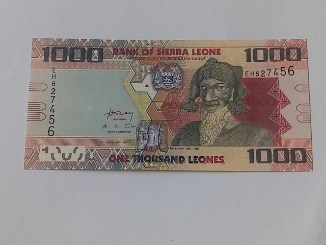 1000 Leones 2013.g - Sijera Leone - ODLIČNA -