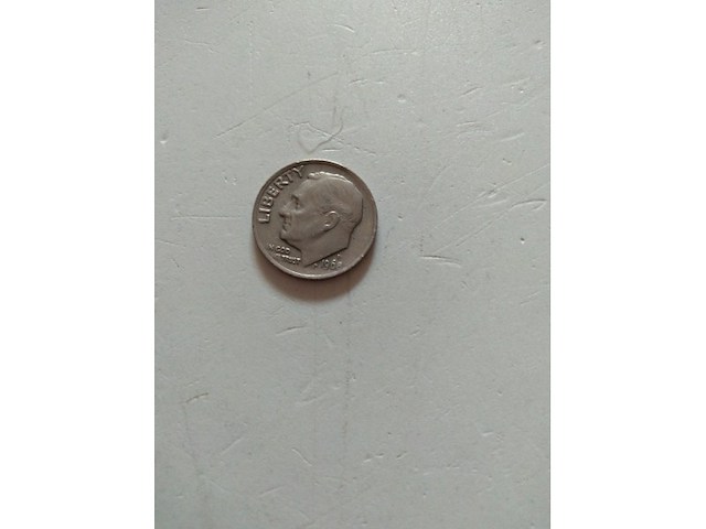 One dime,D  USA ,1968.