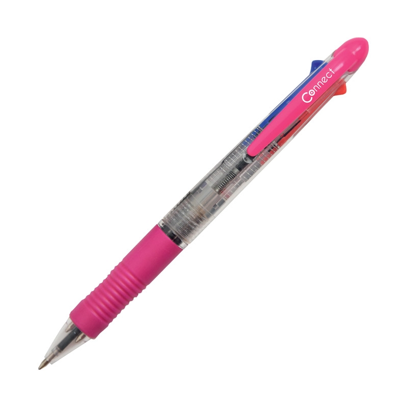 Olovka hemijska trobojna Connect 609807 roze