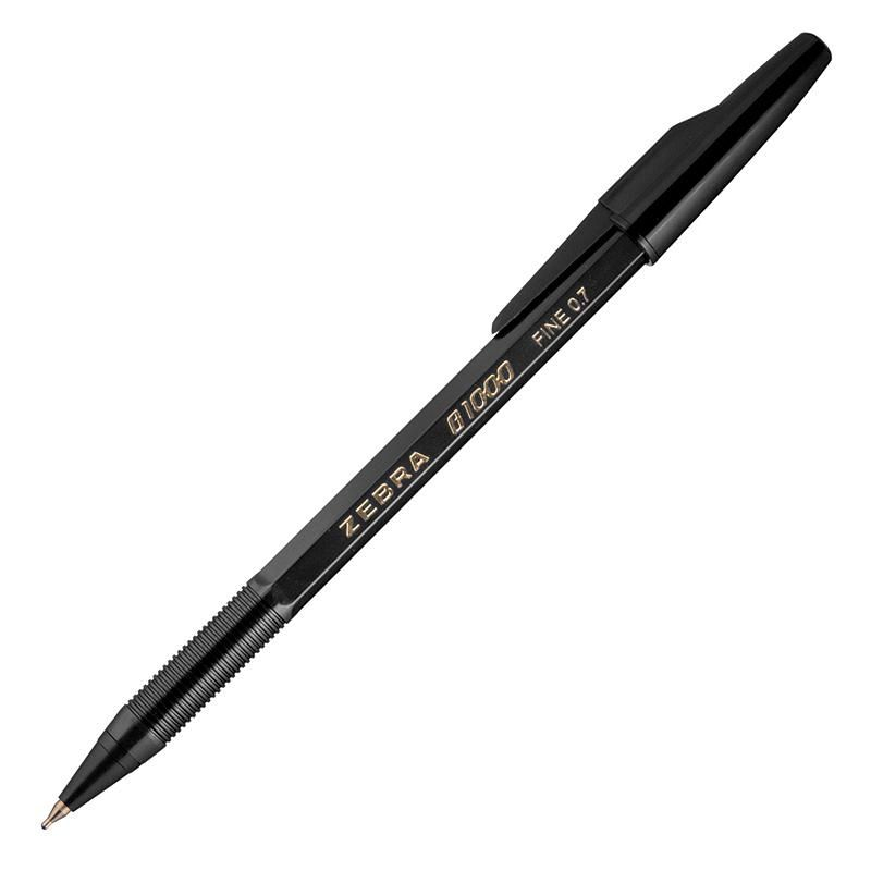 Hemijska olovka Zebra B1000 0,7 Black/Black 31641