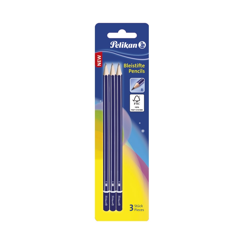 OLOVKA GRAFITNA B PK3 PELIKAN 978791 BLISTER