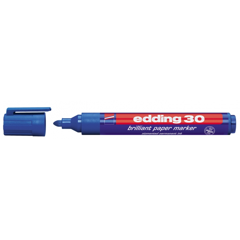 Pigmentni marker E-30 1,5-3mm Edding plava
