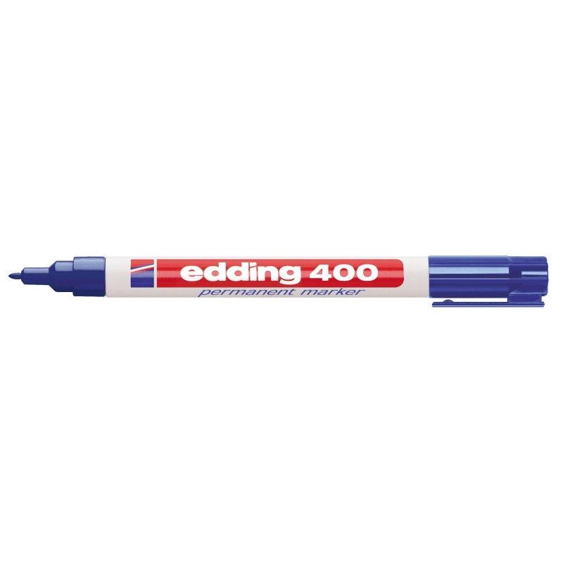 Marker permanent E-400 1mm Edding plava