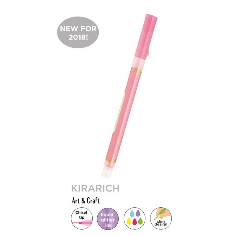 Text marker - signir Zebra Kirarich Pink sa sjajem - gliterom 41597 4901681415977