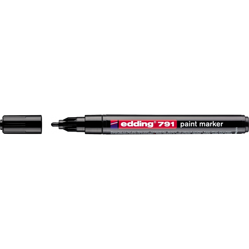 Paint marker E-791 1-2mm Edding crna