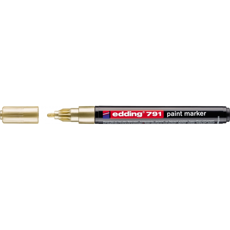 Paint marker E-791 1-2mm Edding zlatna