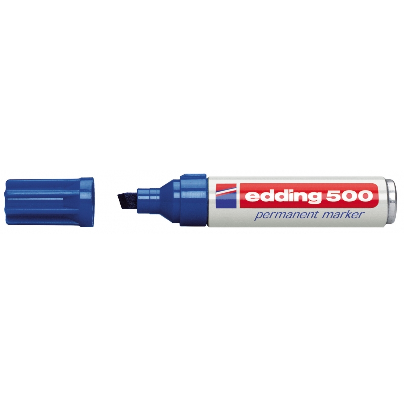 Marker permanent E-500 2-7mm Edding plava