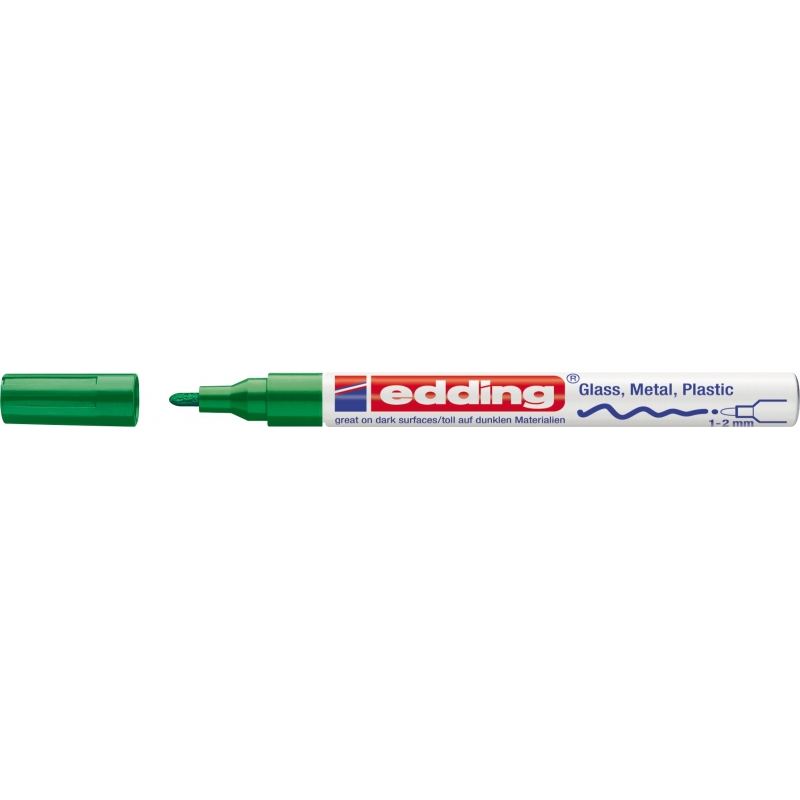 Paint marker E-751 1-2mm Edding zelena