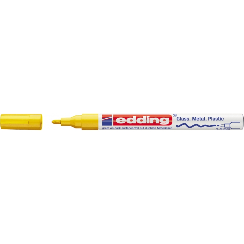 Paint marker E-751 1-2mm Edding žuta