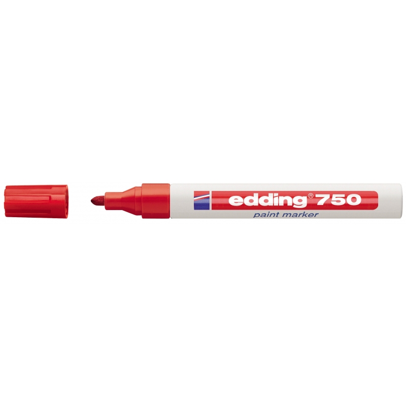 Paint marker E-750 2-4mm Edding crvena