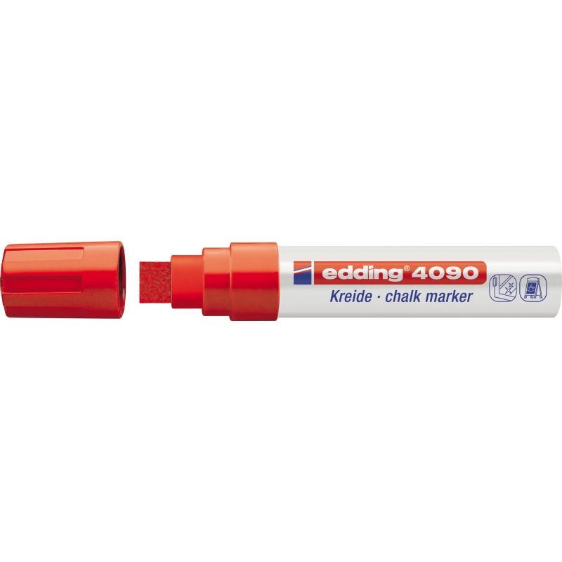 Marker za staklo CHALK MARKER E-4090 4-15mm Edding crvena