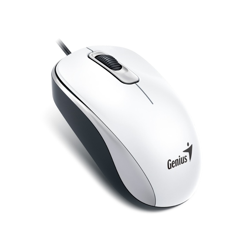Miš za PC GENIUS DX-110 USB Optical beli miš