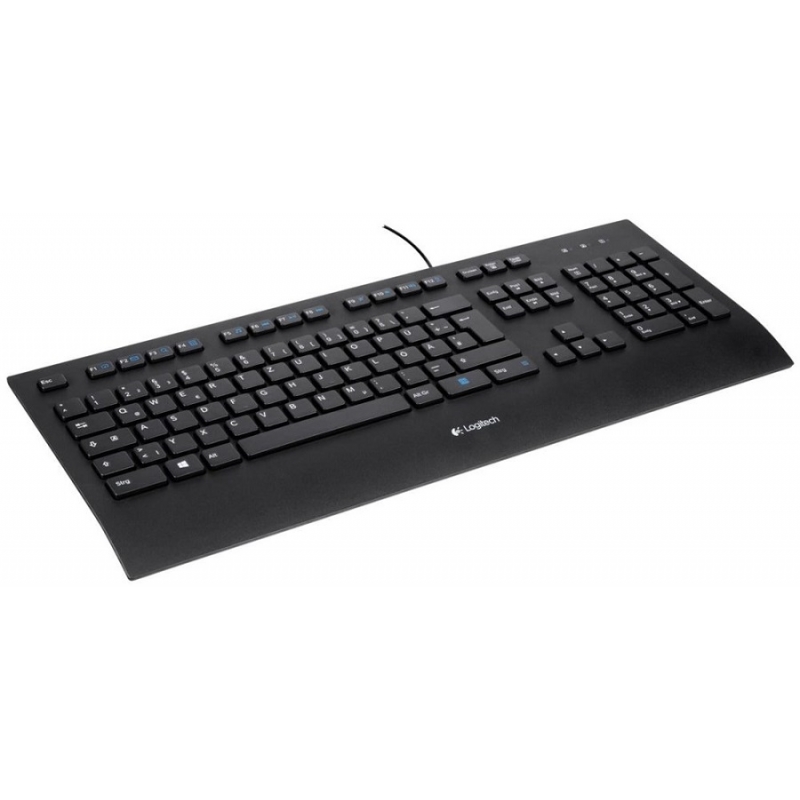 Logitech K280e Keyboard for Business US, Black, USB New