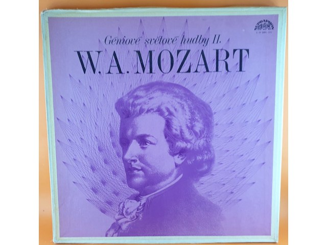 W. A. Mozart* ‎– Géniové Světové Hudby II., 2 x LP, box