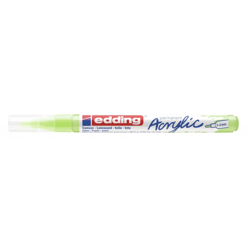 Akrilni marker E-5300 fine 1-2mm obli vrh Edding pastelno zelena