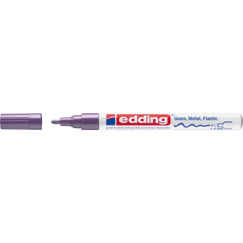 Paint marker E-751 1-2mm Edding ljubičasta