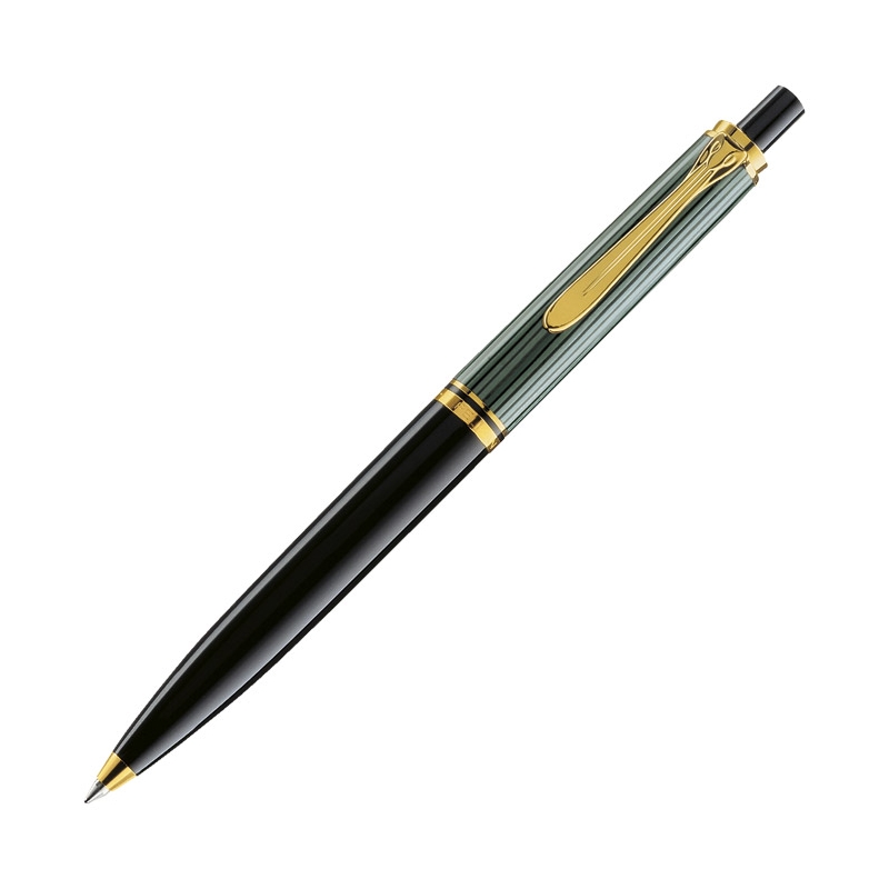 Olovka hemijska Souveran K400+poklon kutija G15 Pelikan 996835 crno-zelena