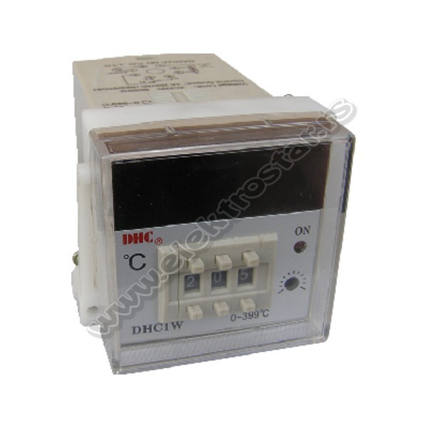 TERMOREGULATOR DHC1W-PT100 0-399C 230V AC