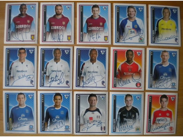 23 sličica `Premier League 2006-2007`