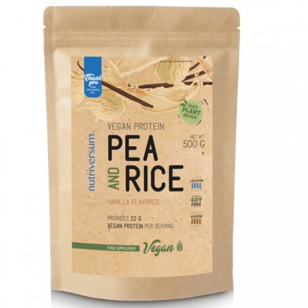 Vegan Protein Pea And Rice 500gr Vanilla