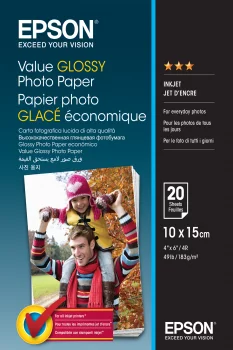 EPSON Value Glossy Photo Paper, C13S400037