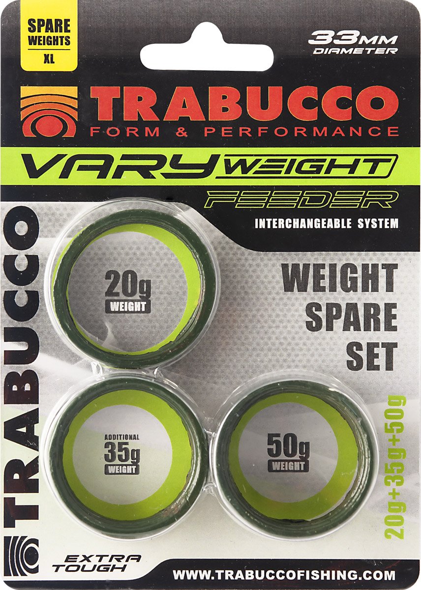 Trabucco VARY WEIGHT FEEDER SPARE SET 20/35/50gr