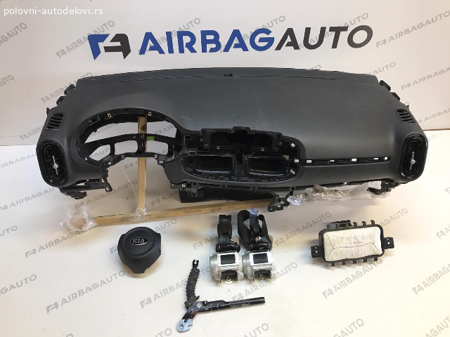 KIA PICANTO 3 SET AIRBAG SET VAZDUŠNI JASTUK POJASI TABLA