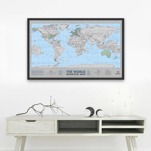 Uramljena Greb Mapa Sveta