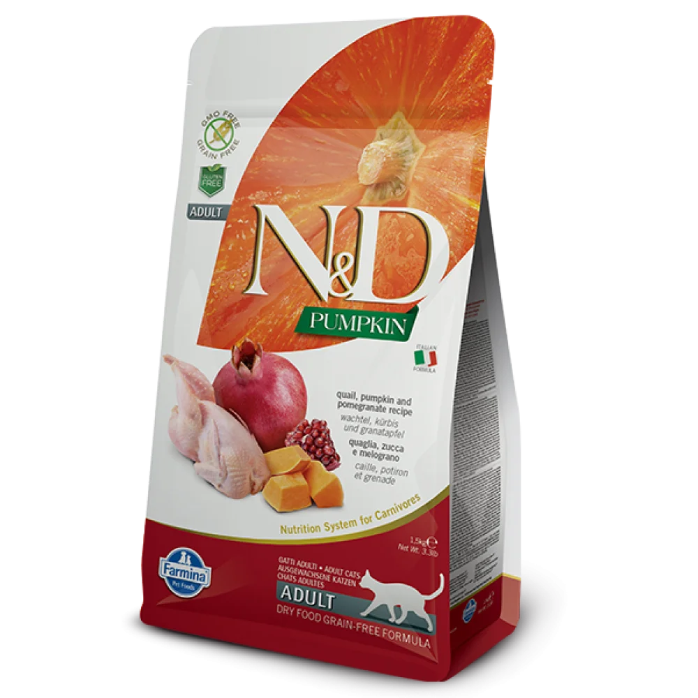 N&D Pumpkin hrana za mačke - Quail & Pomegranate 5kg