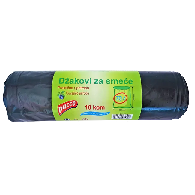 Kese za smeće pacco 500x700-60l 10/1