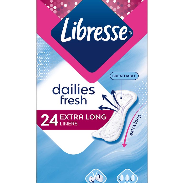 Libresse extra long dnevni ulošci 24komada