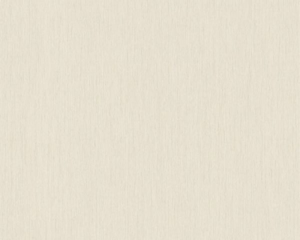 A.S. Création Wallpaper «Uni, Cream, Grey» 373753